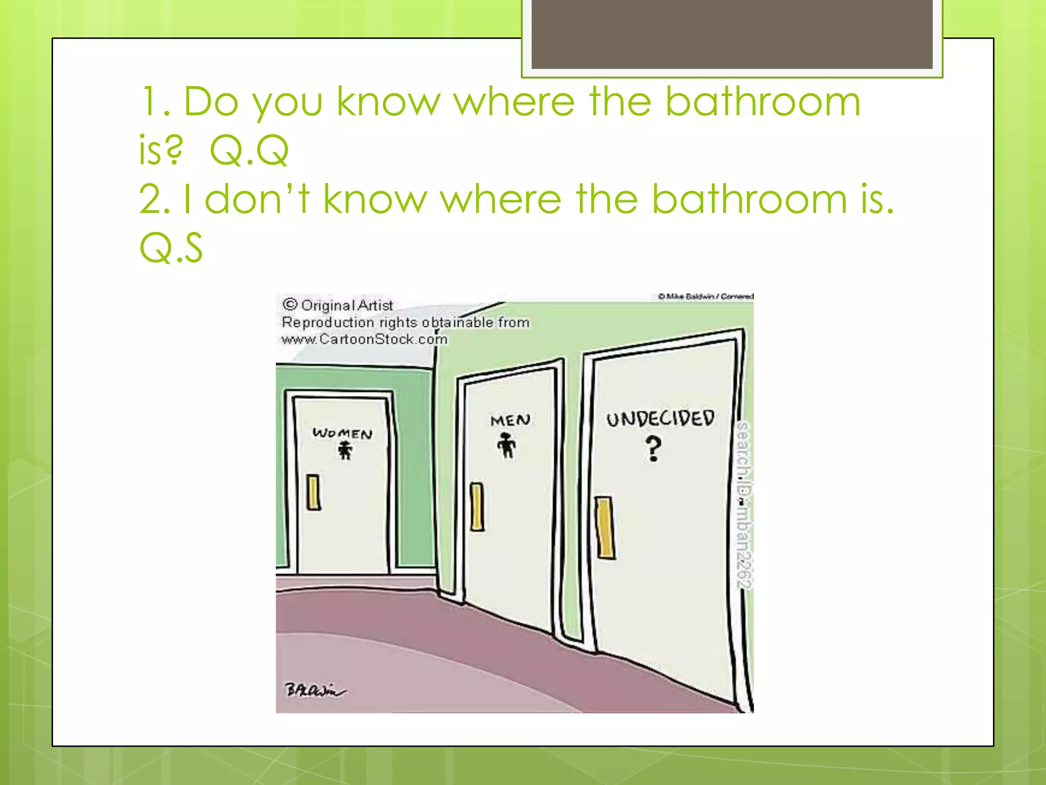 Questions within sentences | PPTX