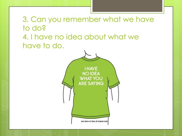 Questions within sentences | PPT