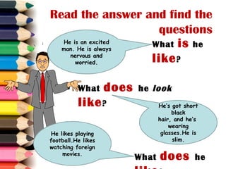 Questionswith"like" | PPT
