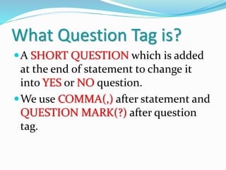 Question tag | PPTX