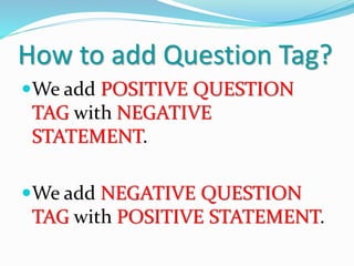 Question tag | PPTX