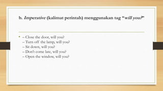 Question tag | PPT