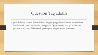 Question tag | PPT