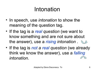 Question tags | PPT