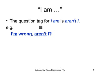 Question tags | PPT
