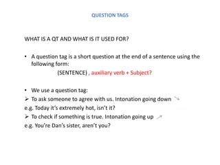 Question tags ppt | PPTX
