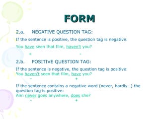Question tags | PPT