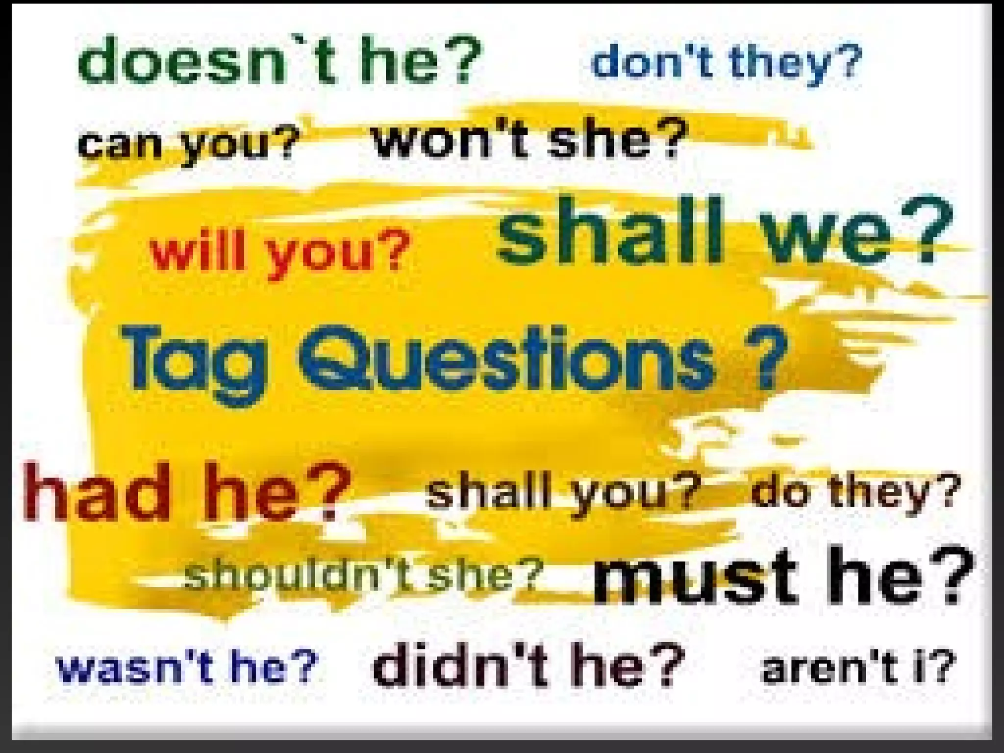Question tags | PPT
