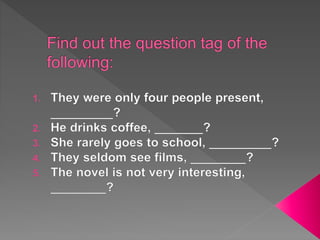 Question tags | PPTX