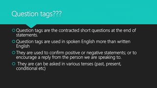 Question tags | PPTX