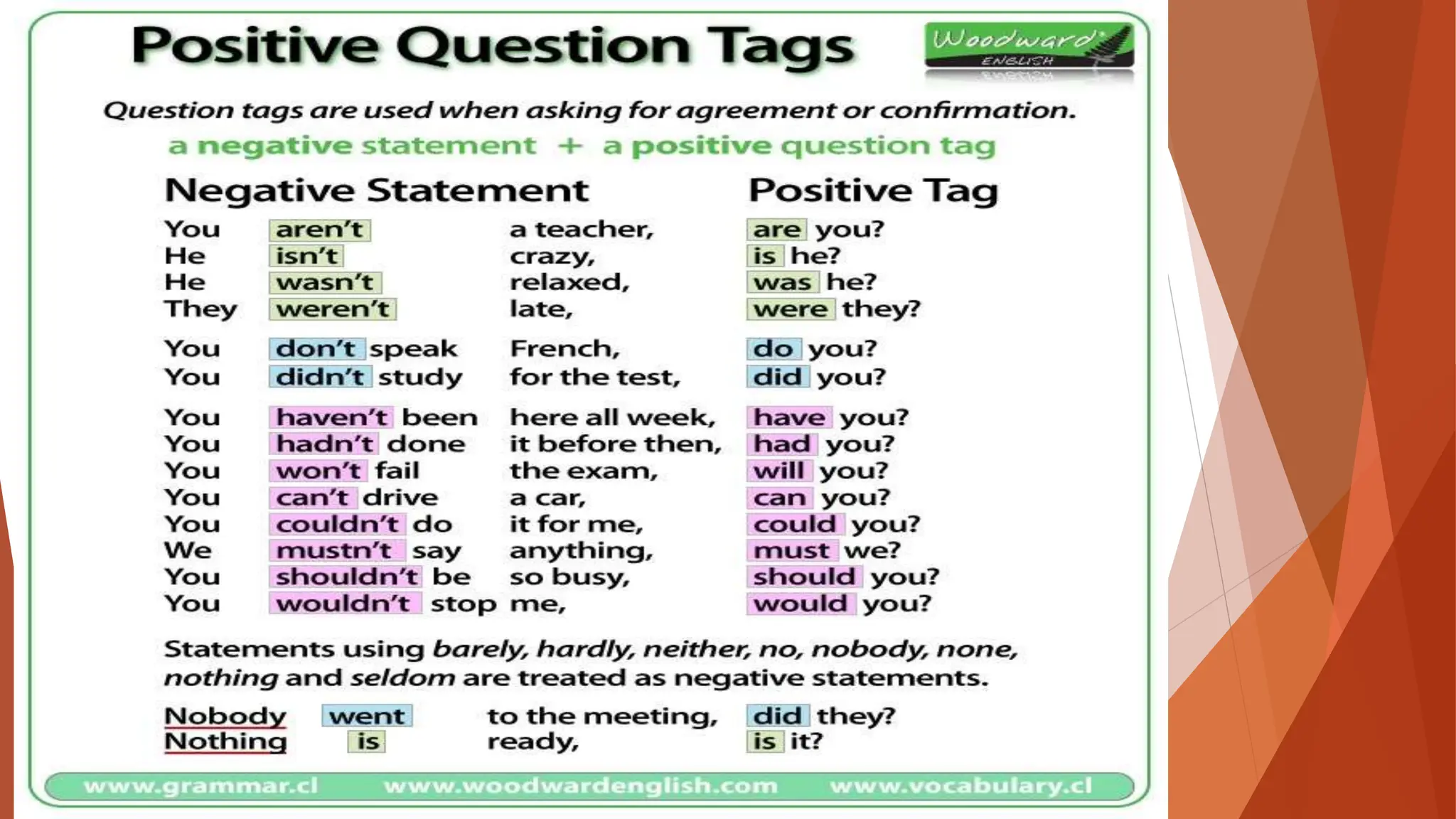 question tags (1).pptx Temas de ingles B | PPT