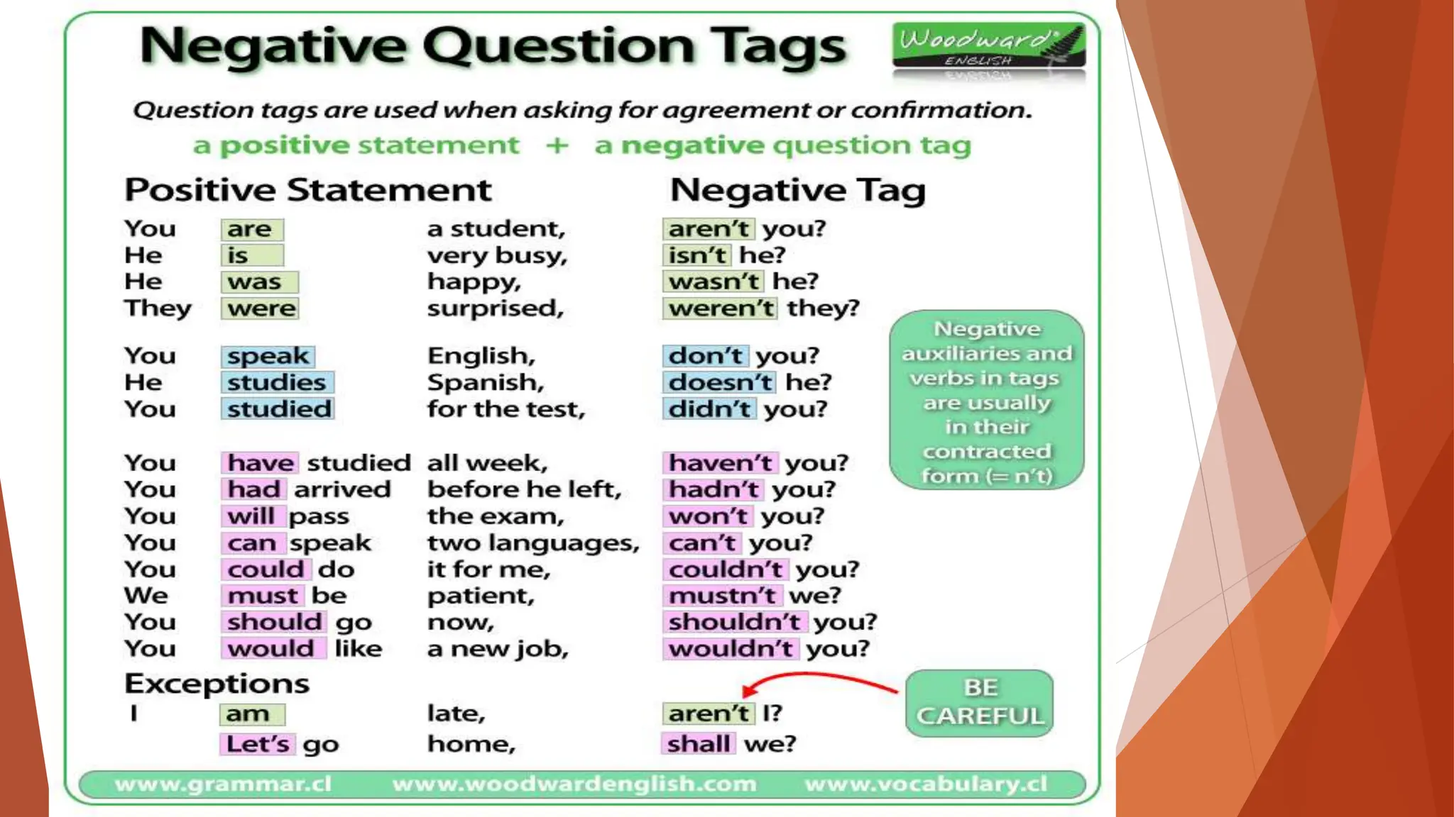 question tags (1).pptx Temas de ingles B | PPT