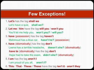 Question tags | PPTX