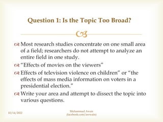 Question to Ask Before Finalizing a Mass Media Research Topic.pptx