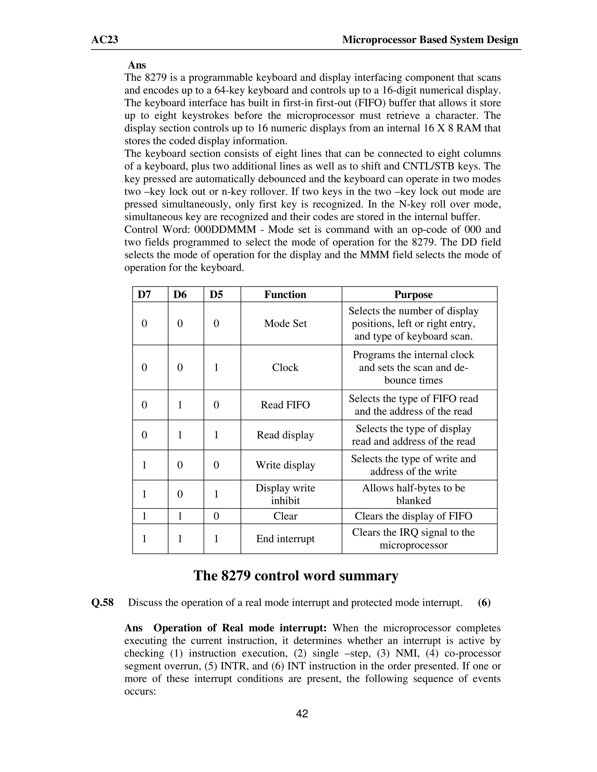 microprocessor Questions with solution | PDF