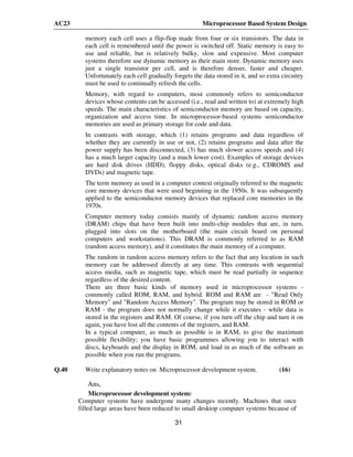 microprocessor Questions with solution | PDF