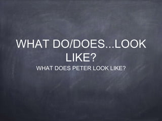 QUESTION WORDS IN ENGLISH | PPTX