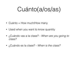 Question words | PDF