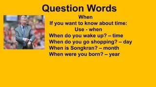 Question words | PPTX