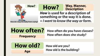 Question words.ppt USO DEL QUESTION WORD | PPT