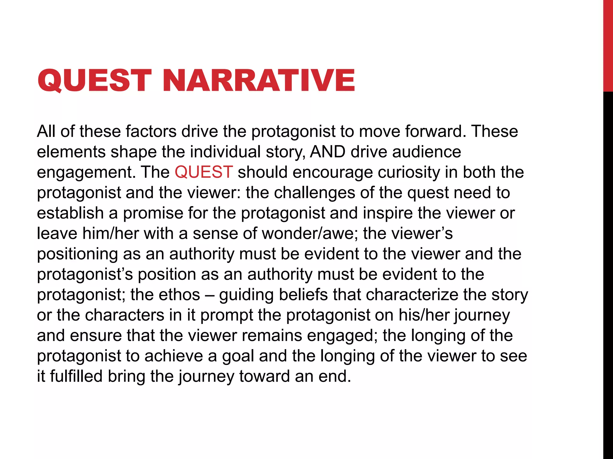 Quest narrative pleasantville | PPTX