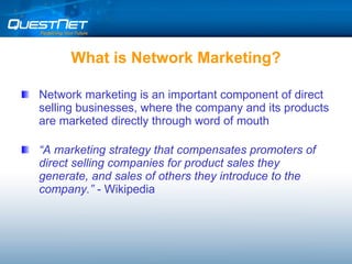 Quest net an overview | PPT
