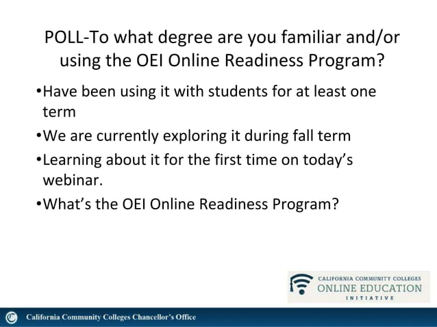 QUEST/SmarterMeasure Learning Readiness Indicator Lunch & Learn Webinar ...