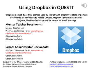 QUESTT Residency Program Participant Overview | PPS