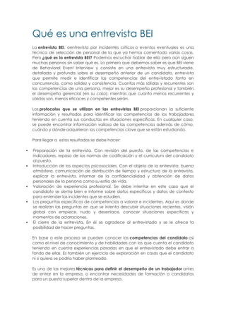 Qué es una entrevista bei | DOCX