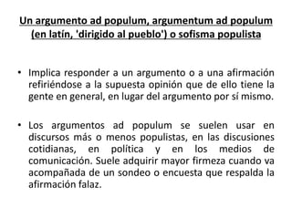 Qué es una falacia | PDF