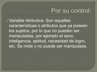Qué es una variable | PPTX