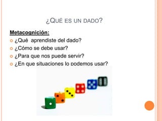 Qué es un dado | PPTX