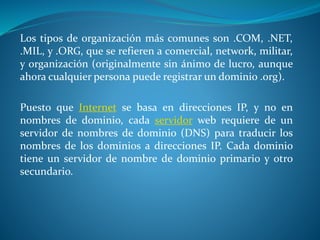 Qué es un dominio | PPTX