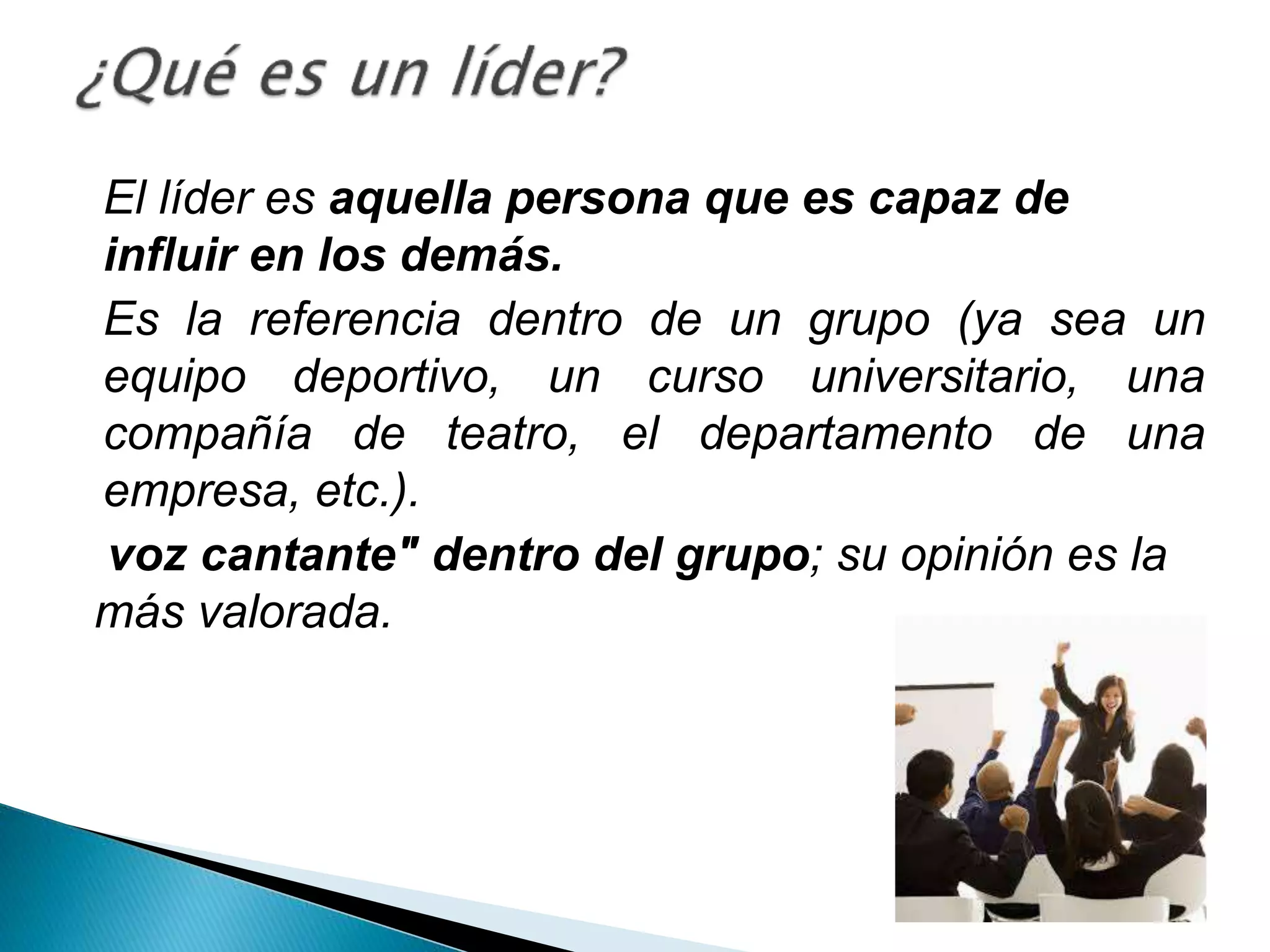 Qué es un líder | PPTX