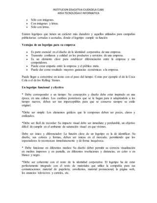 Qué es un logo y para qué sirve | DOCX