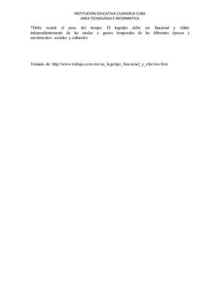 Qué es un logo y para qué sirve | DOCX