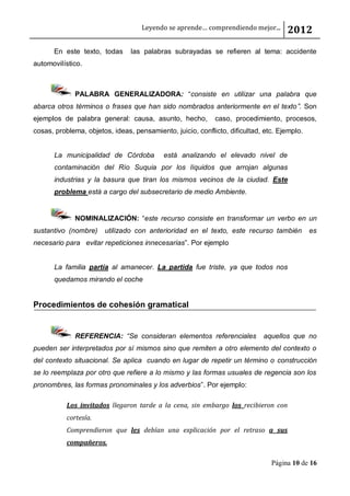 Qué es un texto coherencia y cohesión | PDF