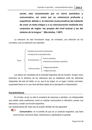 Qué es un texto coherencia y cohesión | PDF