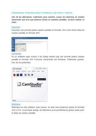 Qué es un tutorial | DOCX