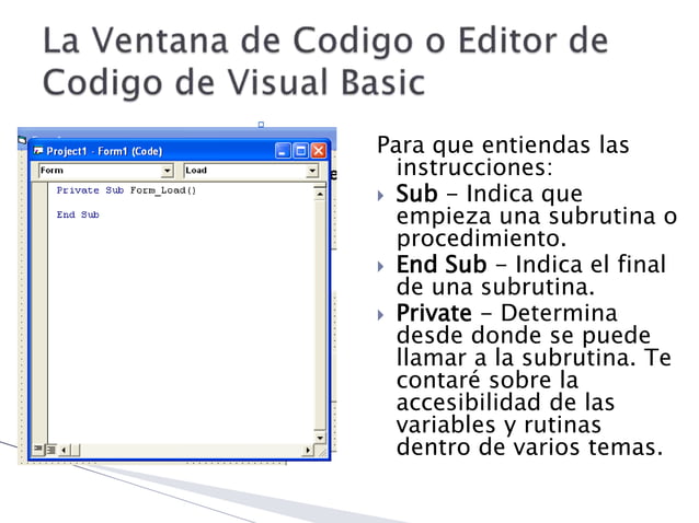 Qué es visual basic | PPT