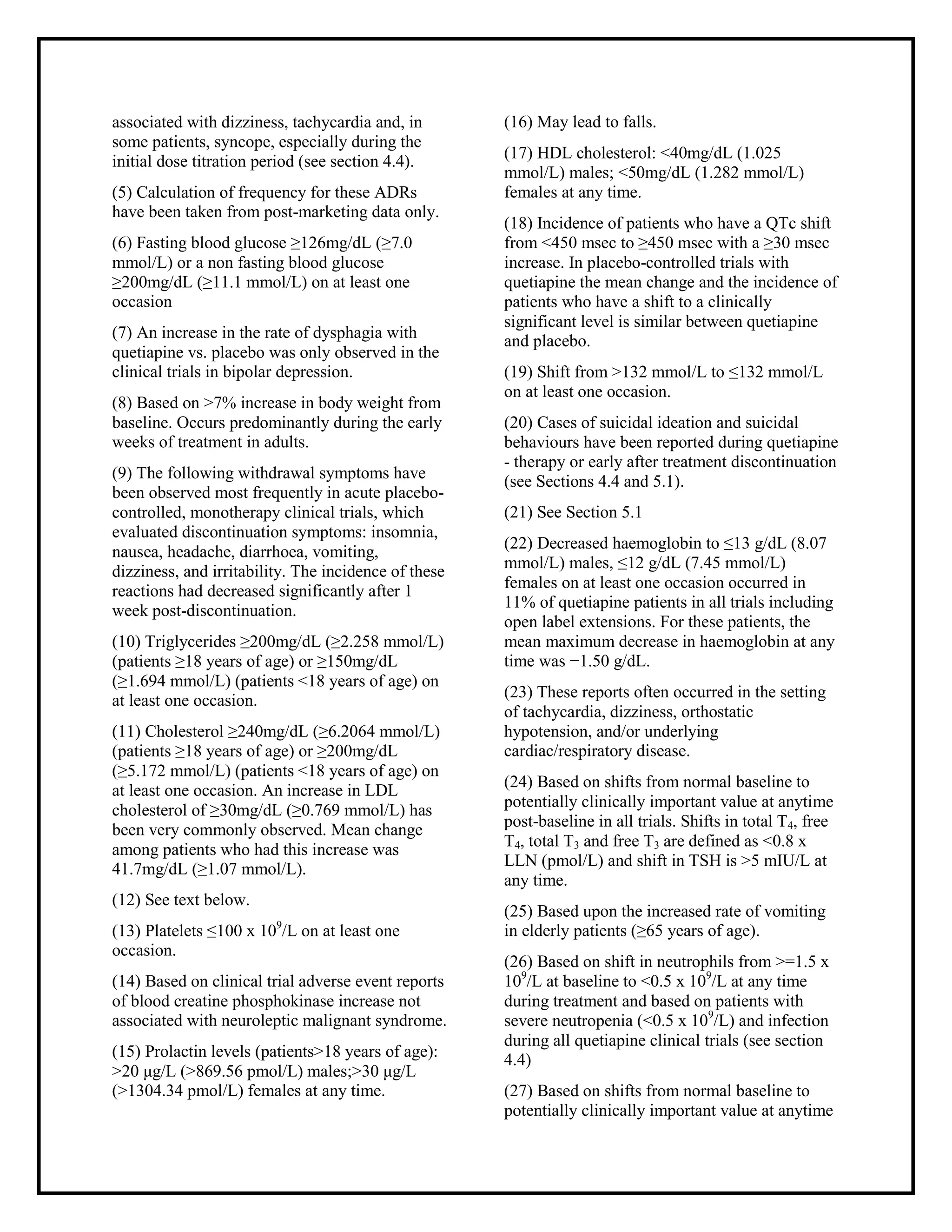 Quetiapine 25mg film coated tablets smpc- taj pharmaceuticals | PDF