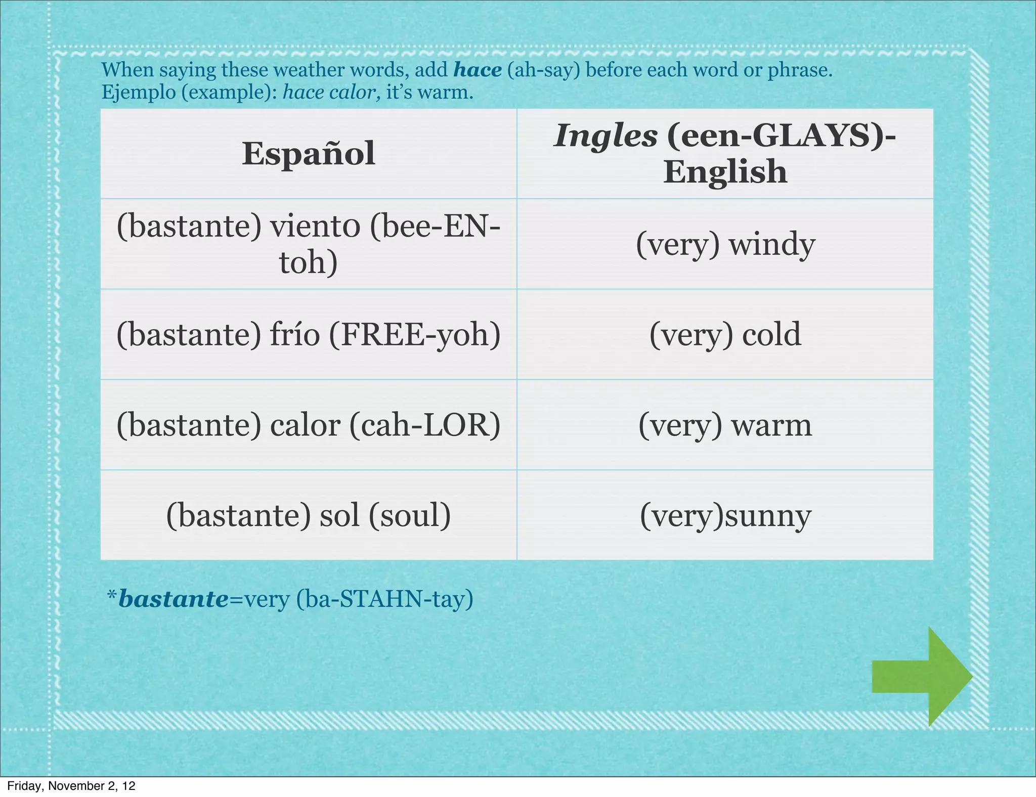¿Qué Tiempo Hace? | PDF
