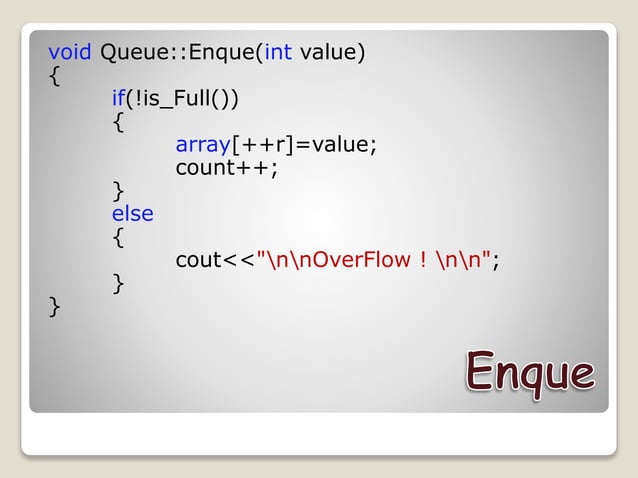 Queue Implementation Using Array And Linked List Ppt 2693