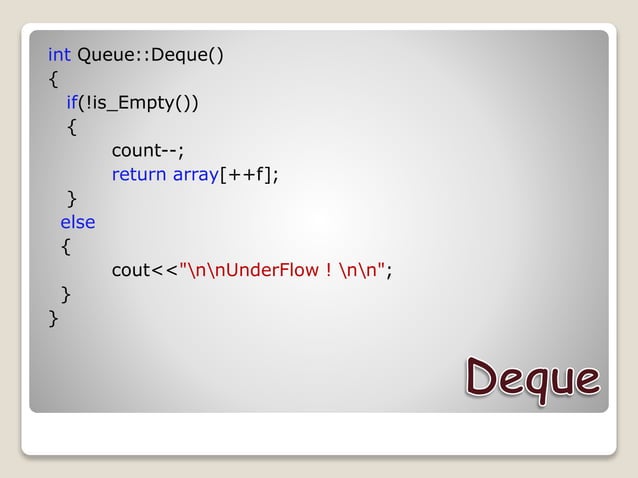 Queue Implementation Using Array And Linked List Ppt 4943