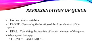 Detalied information of queue | PPTX | Programming Languages | Computing