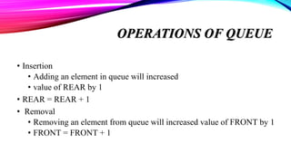 Detalied information of queue | PPTX | Programming Languages | Computing