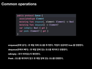 Queue in swift | PPT