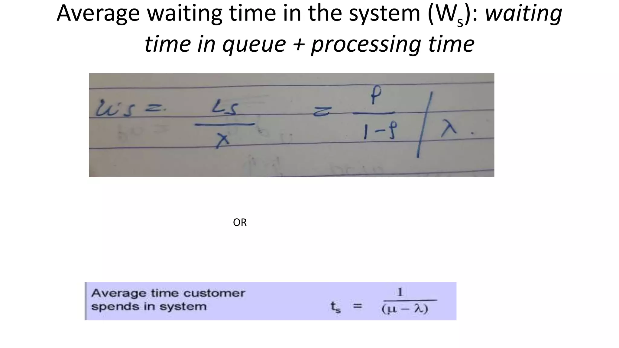 Queuing Theory | PPTX