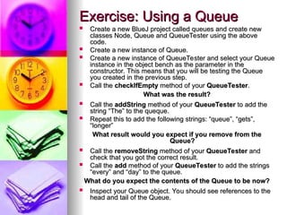 queueDATA STRUCTURES AND ITS OPERATIONS IMPLEMETED WITH EXAMPLES | PPT