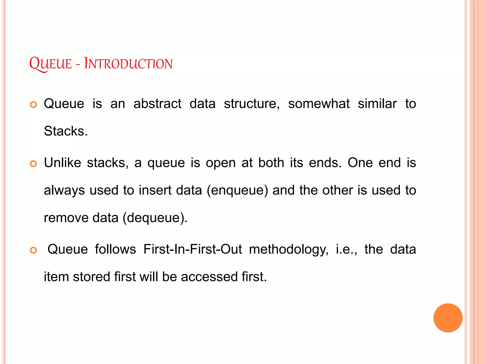 Queue And Its Operations Pptx Programming Languages Computing